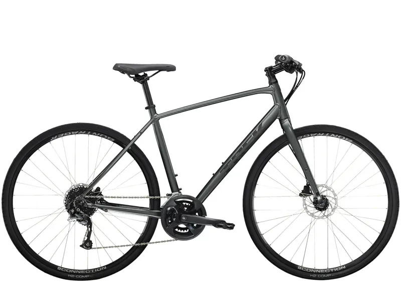 Trek FX 2 Disc Hybrid Bike in Lithium Grey