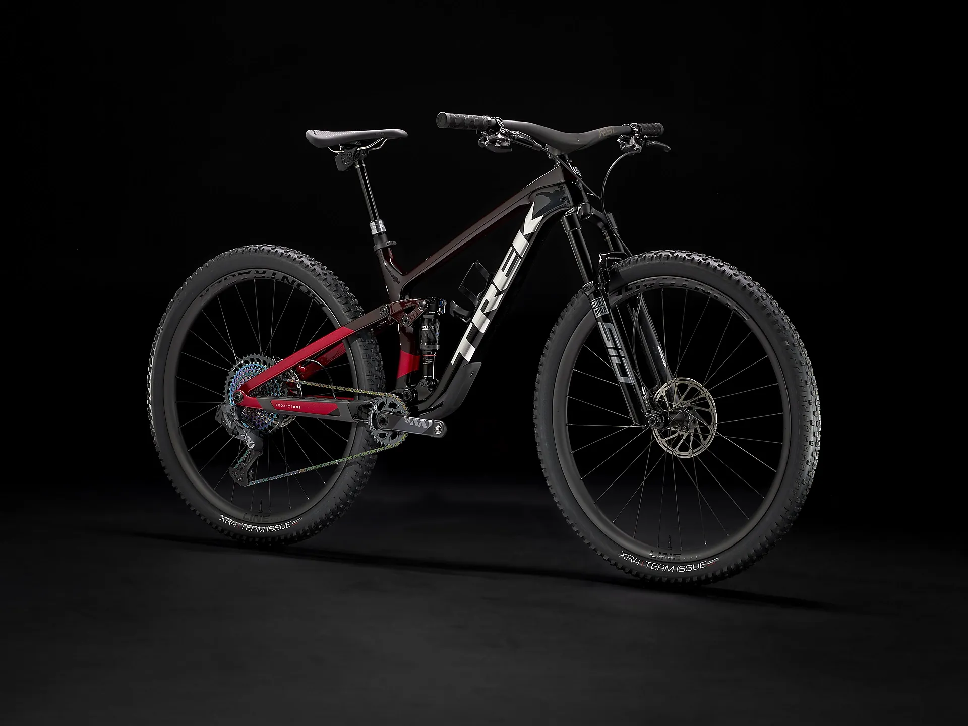 Trek Top Fuel 9.9 XX1 AXS MTB in Carbon Red Smoke Black
